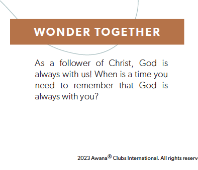 Wonder Together Week 1 - Child Discipleship